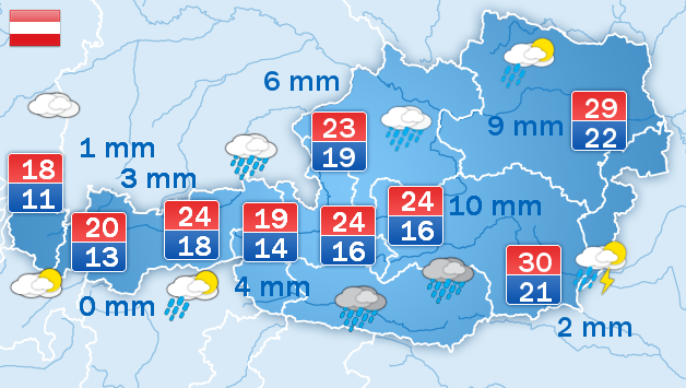 Snow forecast & weather Austria