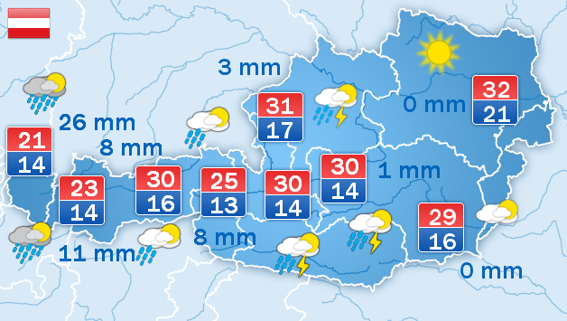 Snow forecast & weather Austria