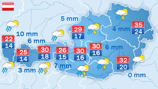 Snow forecast & weather Austria