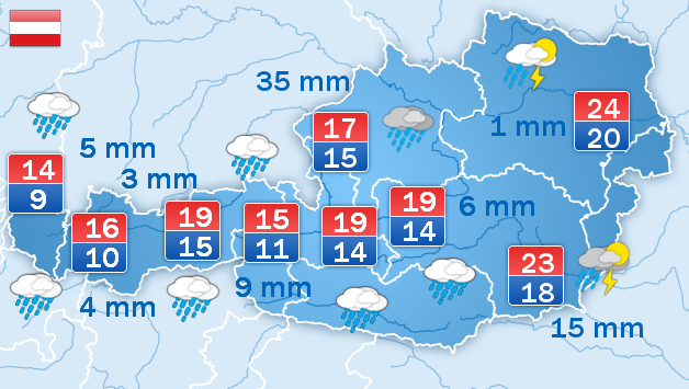 Snow forecast & weather Austria
